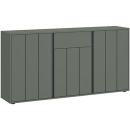 Home Affaire Sideboard &raquo;VEDDEL&laquo; Breite ca.155 Holzwerkstoff, Melamin B/H/T: 154,8cm x 81,9cm x 40cm, 1 Stk., 3 Stk.