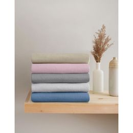 OTTO home Spannbettlaken &raquo;BIG STRIPE Jersey 160 g/m&sup2;, 97% Bio-Baumwolle 3% Elasthan, Bettlaken&laquo; Bettlaken Bio-Baumwolle, f&uuml;r Matratzen bis 30cm H&ouml;he, 