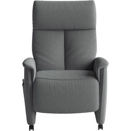 Sit & More sit&more TV-Sessel &raquo;Cremona Comfort&laquo; wahlweise manuell oder elektrischer Funktion mit Akku grau 98% Polyester, 2% Polyamid Flachgewebe, Ergonomie M2,