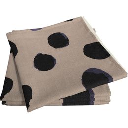 Adam Stoffserviette &raquo;Dots&laquo; aus Bio-Baumwolle,Made in Germany lila Obermaterial: 73% Leinen, 27% Baumwolle Bio-Baumwolle Leinen