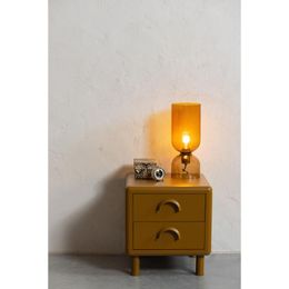 Woood Nachtkommode &raquo;Rune mit pulverbeschichtetem Metall B 42 x T 42 x H 45 cm&laquo; Bogenf&ouml;rmige Griffe, Tragkraft 12 kg pro Schublade, einfach montierbar 