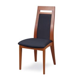 Home Affaire Esszimmerstuhl &raquo;CLIO&laquo; () 2 Stk.Stuhl mit wasserabweisender Stoff braun Massivholz B/H/T: 48cm x 101cm x 58cm, 2 Stk.