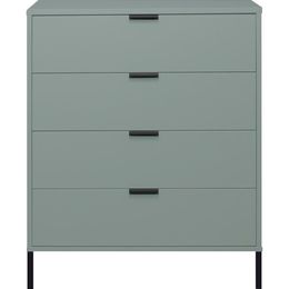 M&auml;usbacher Kommode &raquo;Bonnie&laquo; Kommode mit Quadratgestell gr&uuml;n Holzwerkstoff B/H/T: 81cm x 100cm x 45cm, 4 Stk.