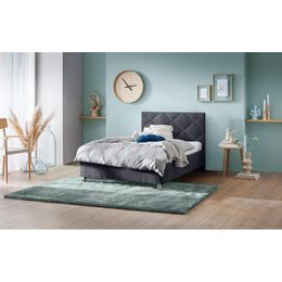 Westfalia Schlafkomfort Polsterbett &raquo;Padua&laquo; mit Rautensteppung, 3 verschiedene Matraztenarten w&auml;hlbar schwarz Bezug 100% Polyester, Polsterung: Polsterwatte, Material Gestell