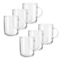 M&auml;ser M&Auml;SER Gl&auml;ser-Set &raquo;Iconic, Glasbecher Set&laquo; 6er Set transparent Glas &Oslash; 7,5cm x 10cm, 330ml, 6 Stk.