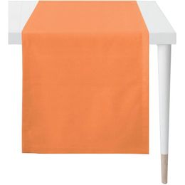 Apelt Tischdecke &raquo;3800&laquo; Outdoorstoff orange Baumwolle, Polyester B/L: 140cm x 48cm, 1 Stk., rechteckig