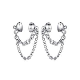 Firetti Damen Paar Ohrclips &raquo;Schmuck Geschenk Ohrschmuck ohne Ohrl&ouml;cher&laquo; silber Edelstahl