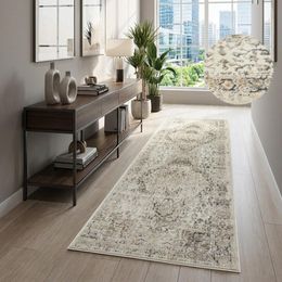 OTTO home Teppich &raquo;Kylan, Designer-Teppich, Hoch-Tief-Struktur, dezenter Glanz&laquo; rechteckig 9 mm H&ouml;he Schrumpf-Garn-Effekt, im Vintage-Look, dichte 