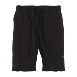 Herren Shorts "Another Cotton Lab Another Sport Waffle Short Pants", schwarz, Gr. XL, ANOTHER COTTON LAB, 82% Baumwolle, 18% Polyester, Hosen