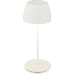 B.K.LICHT Au&szlig;en-Tischleuchte &raquo;BK_TL1605 Mini Akku LED Tischlampe, Touchdimmer, mit USB-C&laquo; LED-Modul 1 Stk. Extra-Warmwei&szlig; 2.700 K, 150 Lm, 2,5W, IP44, Akku 