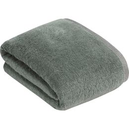 Bugatti Badetuch &raquo;Prato&laquo; Uni Farben, mit melierter Optik im Saum gr&uuml;n Walkfrottier, Obermaterial: 100% Baumwolle B/L: 100cmx150cm, 1 Stk., 