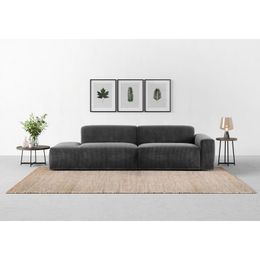 Trendmanufaktur Big-Sofa &raquo;Braga, mit hochwertigem Kaltschaum, Megasofa, in Cord erh&auml;ltlich&laquo; modernes Big-Sofa, Couch mit hohem Sitzkomfort, 277/72/107
