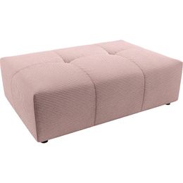 3C Candy Polsterhocker &raquo;Yoshy&laquo; Passend zur Serie Yoshy rosa 88% Polyester, 12% Polyacryl B/H/T: 120cm x 41cm x 83cm, Cord