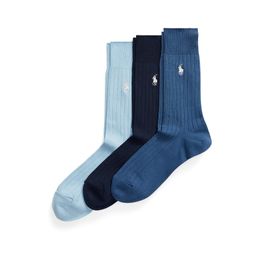 Polo Ralph Lauren Socken 'EGYPTIAN' Herren Gr&ouml;&szlig;e 39/42 saphir / himmelblau / schwarz