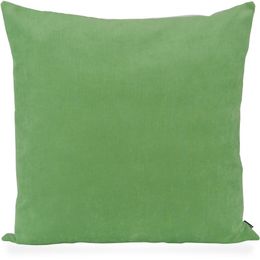 HOCK Dekokissen &raquo;Versatil&laquo; Sofakissen inkl. F&uuml;llung, 50x30cm, einfarbig, pink, Samt, Dekokissen gr&uuml;n Baumwolle, Polyester B/L: 70cm x 70cm, 1 Stk.