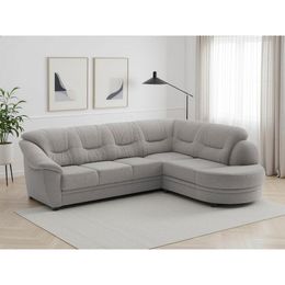 Sit & More sit&more Ecksofa &raquo;Savona&laquo; mit Federkern, optional mit Schlaffunktion B/H/T: 267cm x 90cm x 206cm, Flachgewebe, Ottomane rechts,mit Bettfunktion
