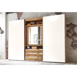 wimex Schwebet&uuml;renschrank &raquo;Magic by fresh to go&laquo; mit drehbarer Spiegelt&uuml;r braun B/H/T: 300cm x 216cm x 65cm, T&uuml;ren: 2 Stk. Griffemetallfarben
