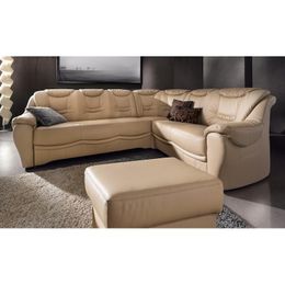 Sit & More sit&more Ecksofa &raquo;Benson L-Form&laquo; wahlweise mit Schlaffunktion braun NaturLeder;Luxus-Microfaser;Luxus-Kunstleder;Primabelle -Microfaser B/H/T: 265cm x