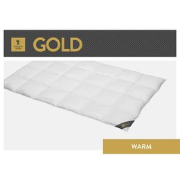 Spessarttraum G&auml;nsedaunenbettdecke &raquo;Gold&laquo; warm F&uuml;llung 100% G&auml;nsedaunen 1 Stk. tlg. hergestellt in Deutschland, allergikerfreundlich wei&szlig; Bettdecken 
