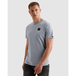PME-Legend PME LEGEND Herren T-Shirt "Short sleeve r-neck washed garment dye", blau, Gr. L, Jersey, Obermaterial: 100% Baumwolle, Shirts, Washed garment dye-
