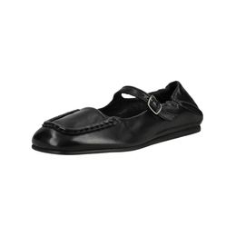 Pavement Damen Riemchenballerina "Pavement Ballerinas Leder", Gr. 37, schwarz, Leder, Schuhe