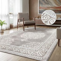 Sanat Teppich &raquo;Harmony 3204, auch als L&auml;ufer und rund&laquo; rechteckig 12 mm H&ouml;he Wohnzimmer, Kurzflor, modern, Orient Optik, Schlafzimmer Kunstfaser B : 240cm 1