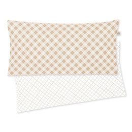 Irisette Kissenbezug &raquo;Bea&laquo; zeitlose Instagram-Blogger-Kollektion beige Mako-Satin, Obermaterial: 100% Baumwolle B/L: 80cm x 40cm, 1 Stk., Mako-Satin