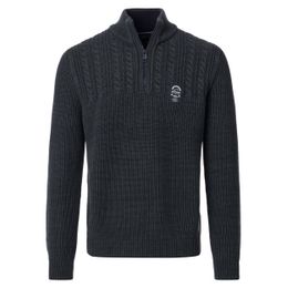 Casamoda Herren Troyer "Casamoda Stricktroyer uni", gr&uuml;n, Gr. M, 100% Baumwolle, Pullover