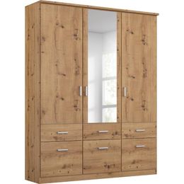 Rauch Kleiderschrank &raquo;Kleiderschrank Schrank Garderobe deckenhoher Schrank BREMEN&laquo; optional mit Spiegel, Breiten: 91/136/181 cm, H&ouml;he: 199 cm, in 