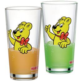 Ritzenhoff & Breker Gl&auml;ser-Set &raquo;HARIBO Thumbs Up, 380 ml&laquo; sp&uuml;lmaschinengeeignet bunt Glas &Oslash; 8cm x 14,5cm, 380ml, 2 Stk.