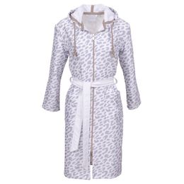Carl Ross Damenbademantel &raquo;wash&wear&laquo; 1 Stk. RV-Kapuze Frottier 32/34 L: 105cm