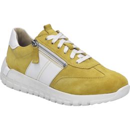 Josef Seibel Damen Sneaker "Gabby 01, gelb-kombi", Gr. 36, gelb, Obermaterial: 100% Rindsleder Leather cow., Schuhe