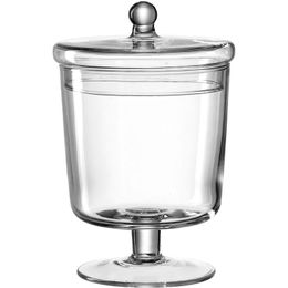 Leonardo Vorratsglas &raquo;POESIA&laquo; auf Fu&szlig; transparent Glas B/H/L: 13cm x 19cm x 13cm
