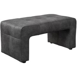 exxpo - sofa fashion Hockerbank &raquo;Barista Hockerbank mit hoher Bodenfreiheit&laquo; Sitz gepolstert,Breite ca.100 cm B/H/T: 104cm x 51cm x 55cm, Luxus-