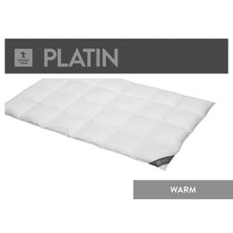Spessarttraum G&auml;nsedaunenbettdecke &raquo;Platin&laquo; warm F&uuml;llung 100% Reine wei&szlig;e G&auml;nsedaunen 1 Stk. tlg. hergestellt in Deutschland, allergikerfreundlich 