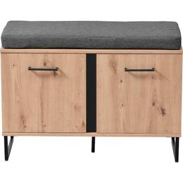 Home Affaire Schuhbank &raquo;Sardinia&laquo; braun Holzwerkstoff B/H/T: 84,5cm x 54,5cm x 35cm