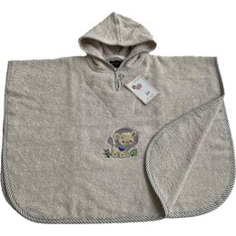 Ross Badeponcho &raquo;KIDSLINE&laquo; 1 Stk. 100 % Baumwolle, Kapuze, Stickerei silber Baumwolle L: 70cm