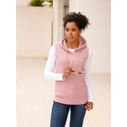 Classic Basics Damen Pullunder "Pullunder", rosa, Gr. 44, gemustert, mehrfarbig, meliert, 100% Polyacryl, Pullover