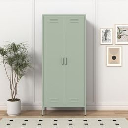 OTTO home Dreht&uuml;renschrank &raquo;Kleiderschrank Schrank Metallschrank Mehrzweckschrank Siena Spind&laquo; in 4 Farben aus Metall, in der H&ouml;he verstellbar gr&uuml;n 