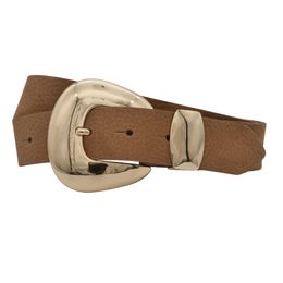 AnnaMatoni Damen Lederg&uuml;rtel "AnnaMatoni AnnaMatoni Damen Lederg&uuml;rtel mit dekorativer", braun, Gr. 115, 100% Leder, G&uuml;rtel