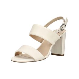 H&ouml;gl H&Ouml;GL Damen High-Heel-Sandalette "H&ouml;gl Sandalen Leder", Gr. 37,5, wei&szlig;, Leder, Schuhe