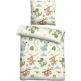 Jugendbettw&auml;sche &raquo;0330248&laquo; 2 Stk. Polar-Fleece, absolut flauschig, weich + wohlig warm, pflegeleicht Fleece, Obermaterial: 100% Polyester B/L: 135cm x