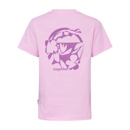 Vaude M&auml;dchen Print-Shirt "Kids Lezza T-Shirt", rosa, Gr. 92, Obermaterial: 100% Baumwolle, Shirts, f&uuml;r Kinder und Jugendliche, sportlicher Stil,