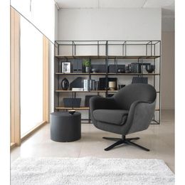 Trendmanufaktur Drehsessel &raquo;Mira, Loungesessel&laquo; in zeitlosem, modernen Stil mit praktischer Drehfunktion grau 92% Polyester, 8% Nylon;100% Polyester 