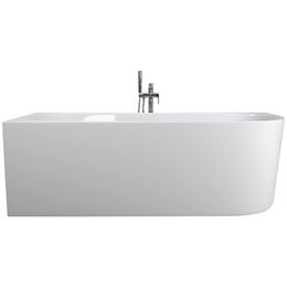 Sanotechnik Badewanne &raquo;FARO&laquo; H&ouml;he 60 cm &Uuml;berlauf 170x75x60 cm wei&szlig; Acryl Wanne links