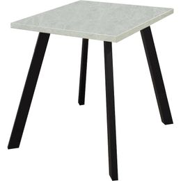 M&auml;usbacher Bistrotisch &raquo;Big Bistro Metall&laquo; Eckige Platte BHT 70x75x70 cm B/H/T: 70cm x 75cm x 70cm