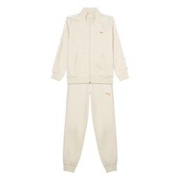 Puma Jogginganzug 'Ess' Jungen Gr&ouml;&szlig;e 140 creme / gold