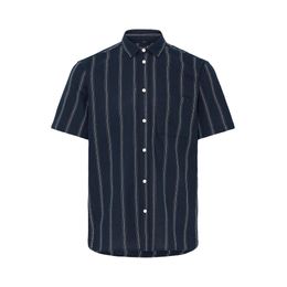 Blend Button Up Shirt 'BHADAN' male size S Dark blue / White