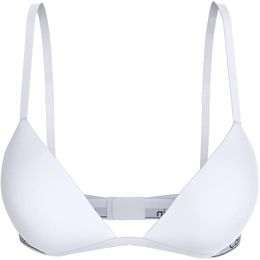 Calvin Klein Underwear Damen B&uuml;gel-BH &raquo;LIGHTLY LINED PLUNGE&laquo; K&ouml;rpernahe Passform mit elastischem Bund wei&szlig; 70, Cup C