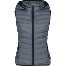 alife and kickin ALIFE & KICKIN Damen Steppweste "Damen LenkaAK A Steppweste, Weste", blau, Gr. M, 100% Polyamid, Westen